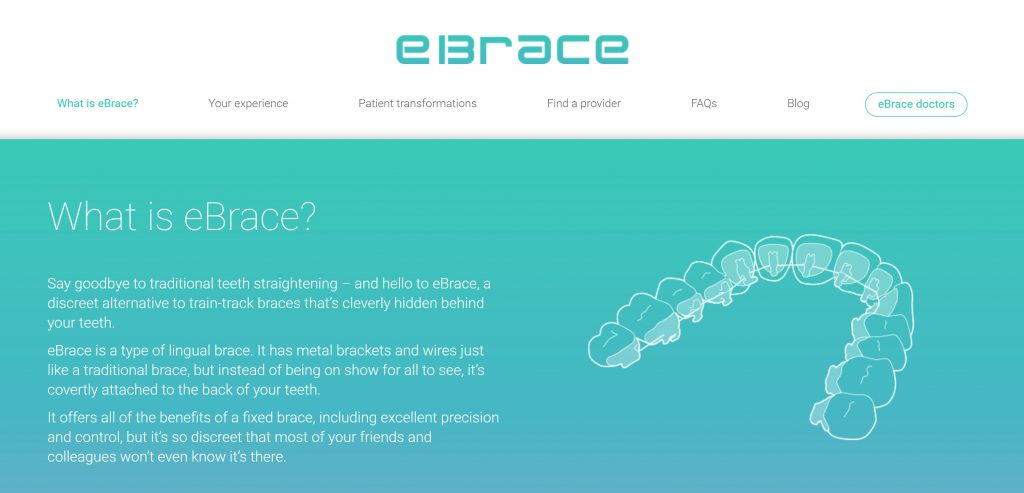 Ebrace launches new UK website - Dentistry.co.uk