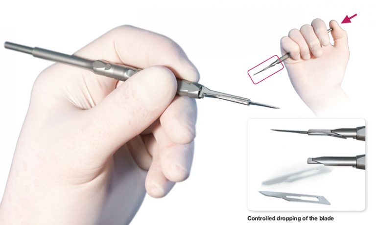 Dispose used blades with Zepf Drop Control Blade Holder – Dentistry.co.uk