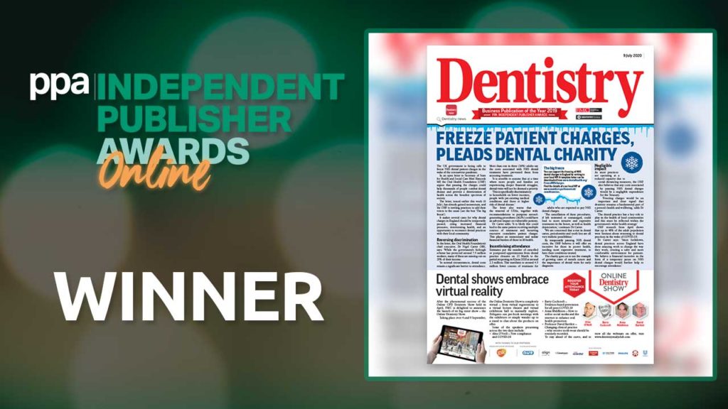 Dentistry magazine scoops 'Magazine of the Year' award – Dentistry Online