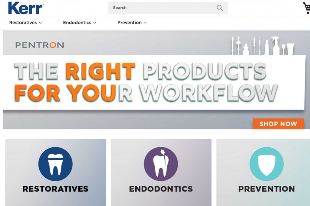 Kerr’s new website showcases exclusive value range - Dentistry Online