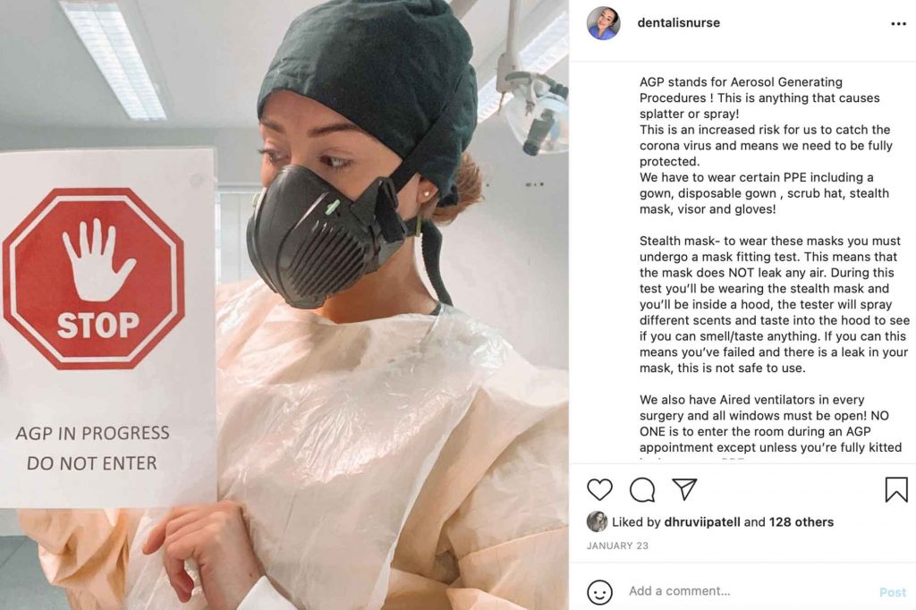 COVID-19 and PPE from a dental nurse’s perspective - Dentistry