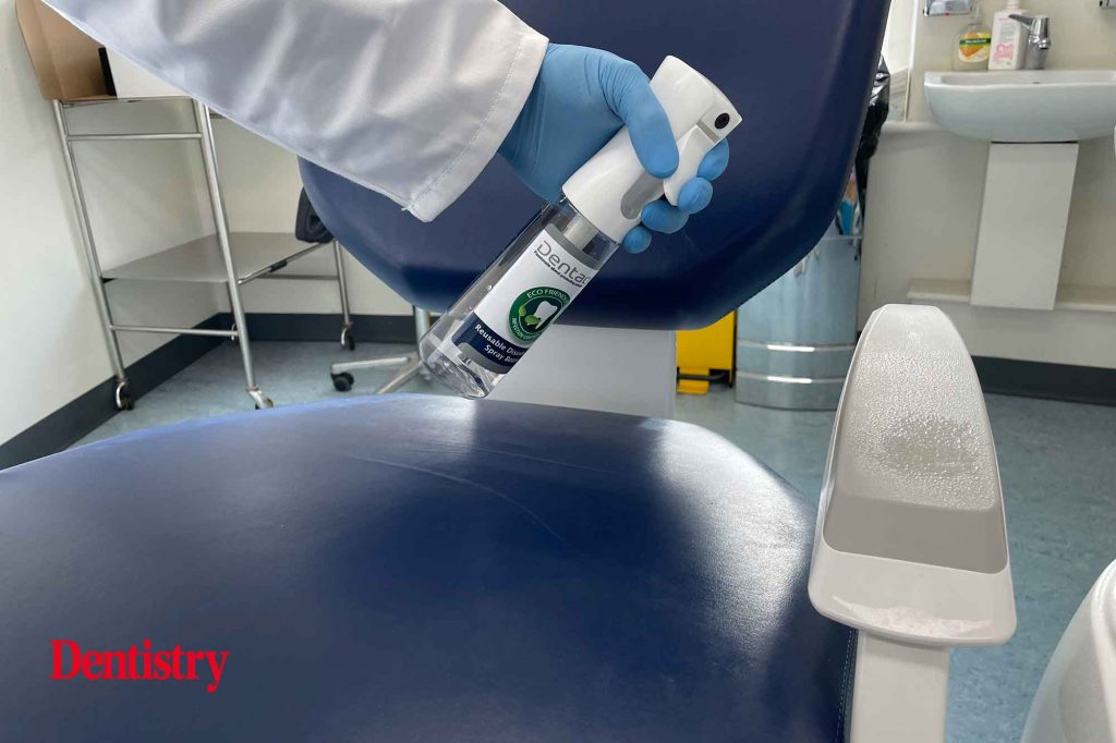 Live test of Dentaqua hypochlorous acid disinfection system - Dentistry