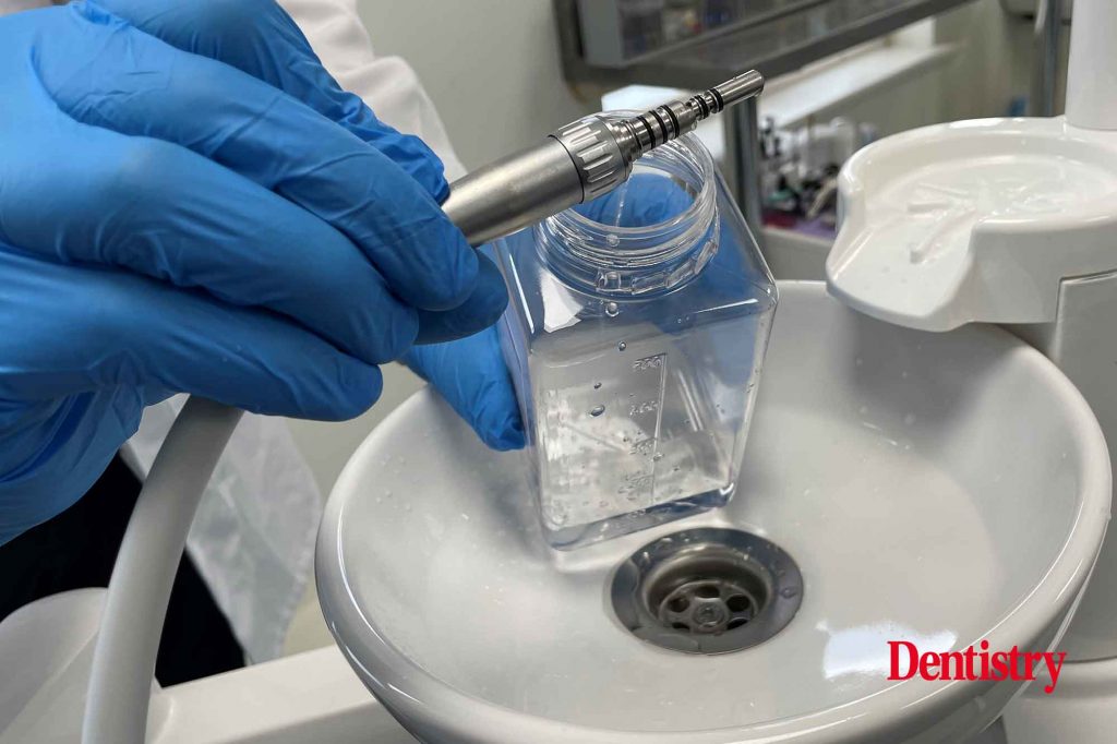 Live test of Dentaqua hypochlorous acid disinfection system - Dentistry