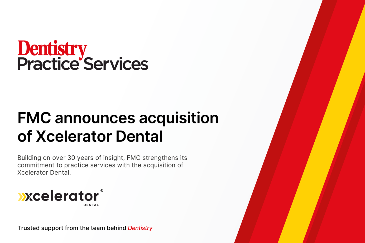 FMC strengthens practice services with Xcelerator Dental - Dentistry