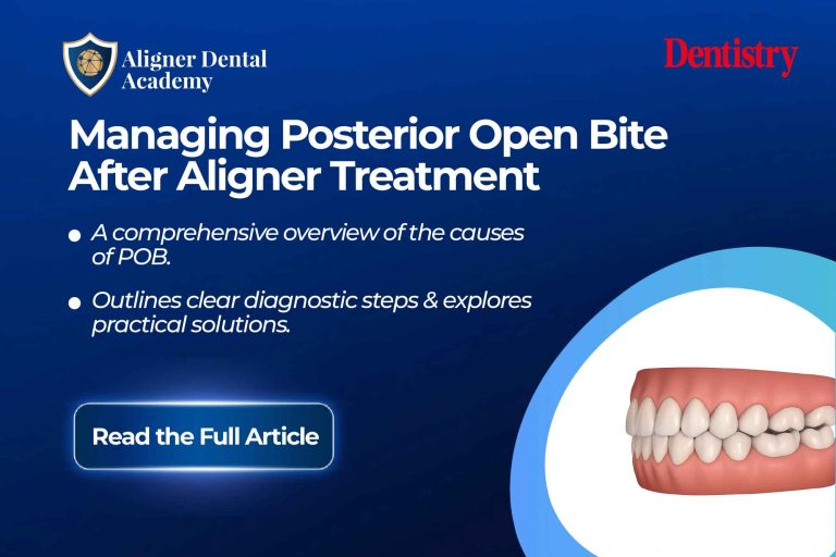 Managing posterior open bite after aligner therapy - Dentistry