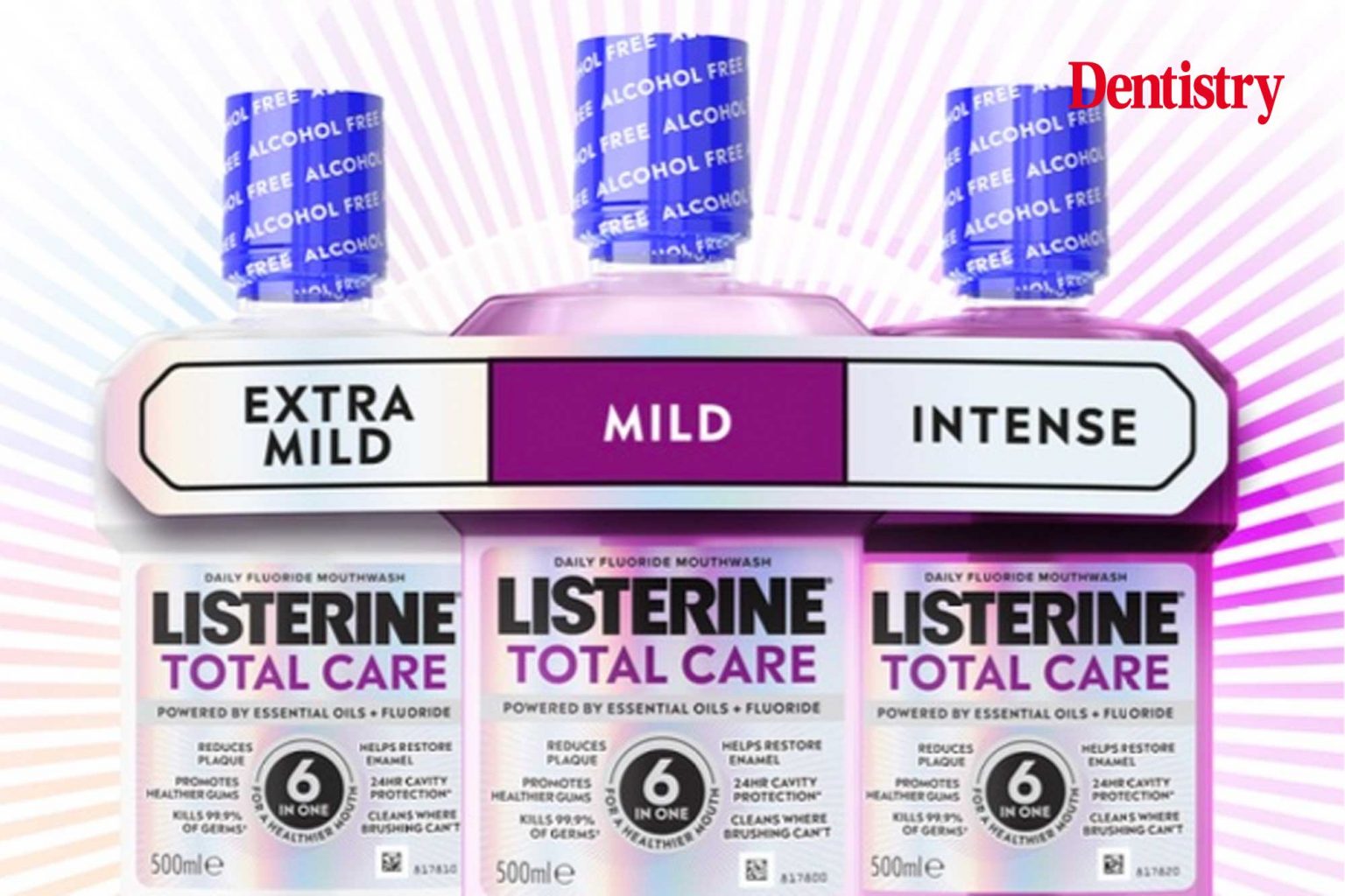 Listerine launches new range in three flavour intensities - Dentistry